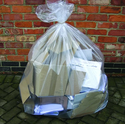 120lt Natural Extra Heavy Duty Flat Pack Bin Liners - Prestige Products