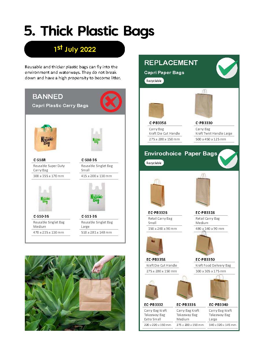 WA Plastic Ban - Prestige Products