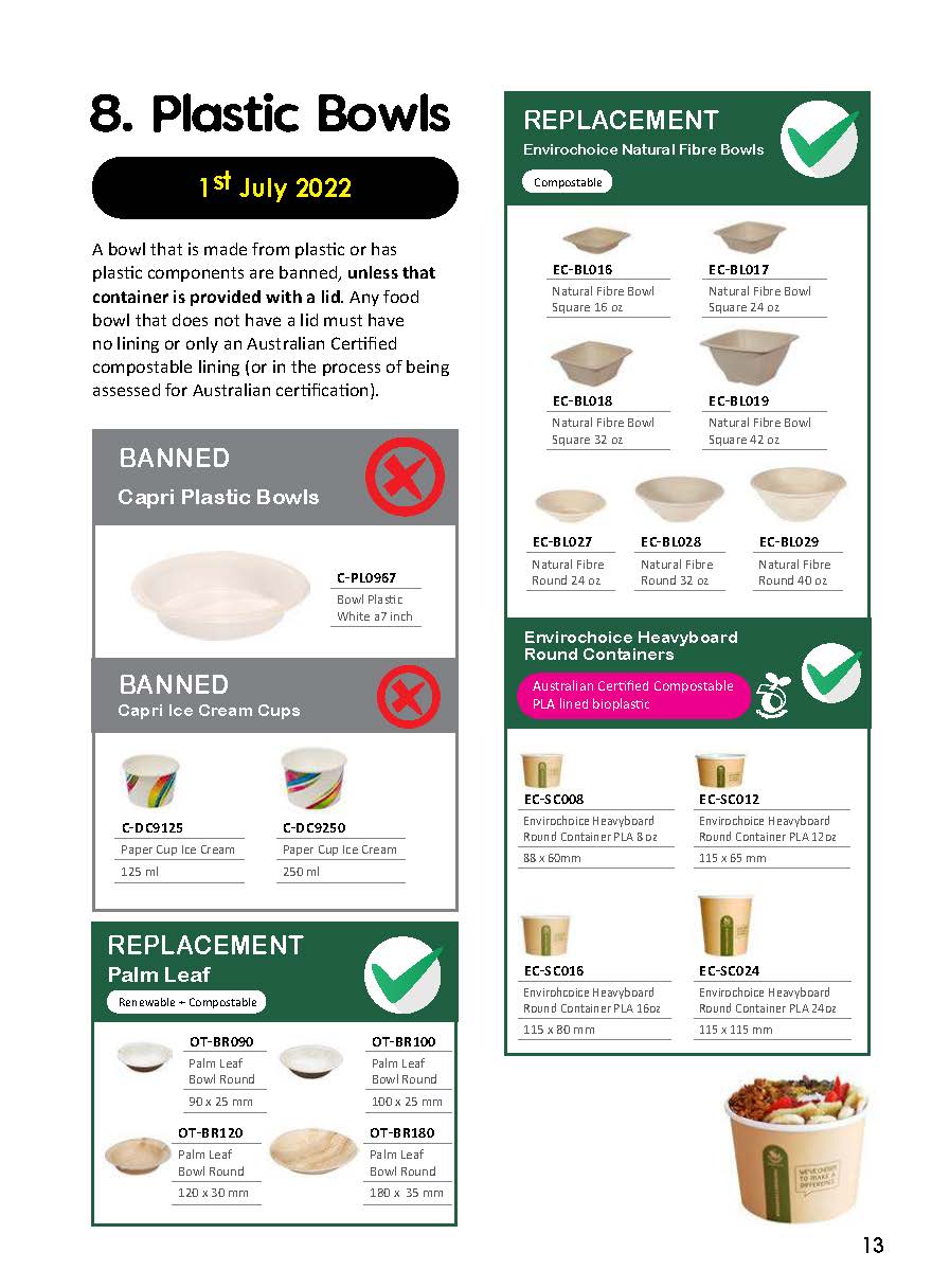 WA Plastic Ban - Prestige Products