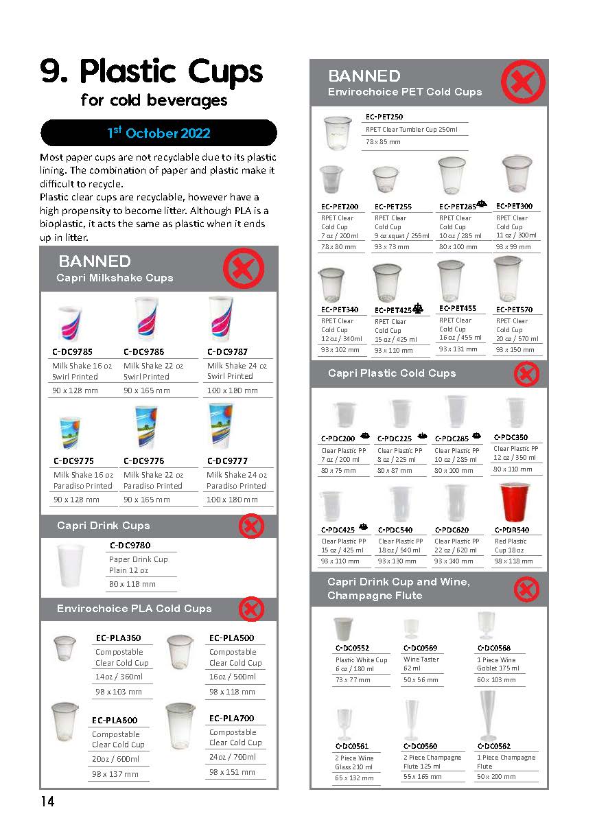 WA Plastic Ban - Prestige Products